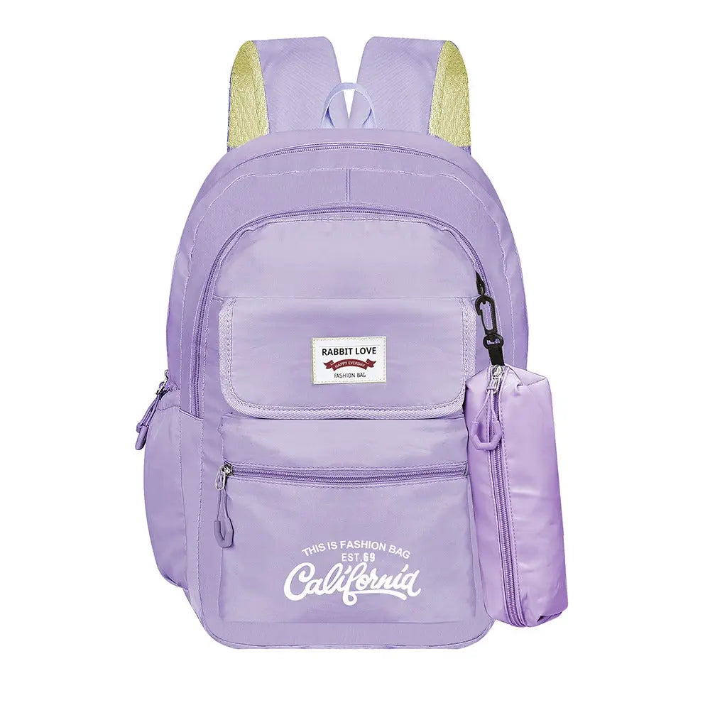 "Goa Inspired: Clouds Love Purple Laptop Backpack - Trendy & – Optima Inc