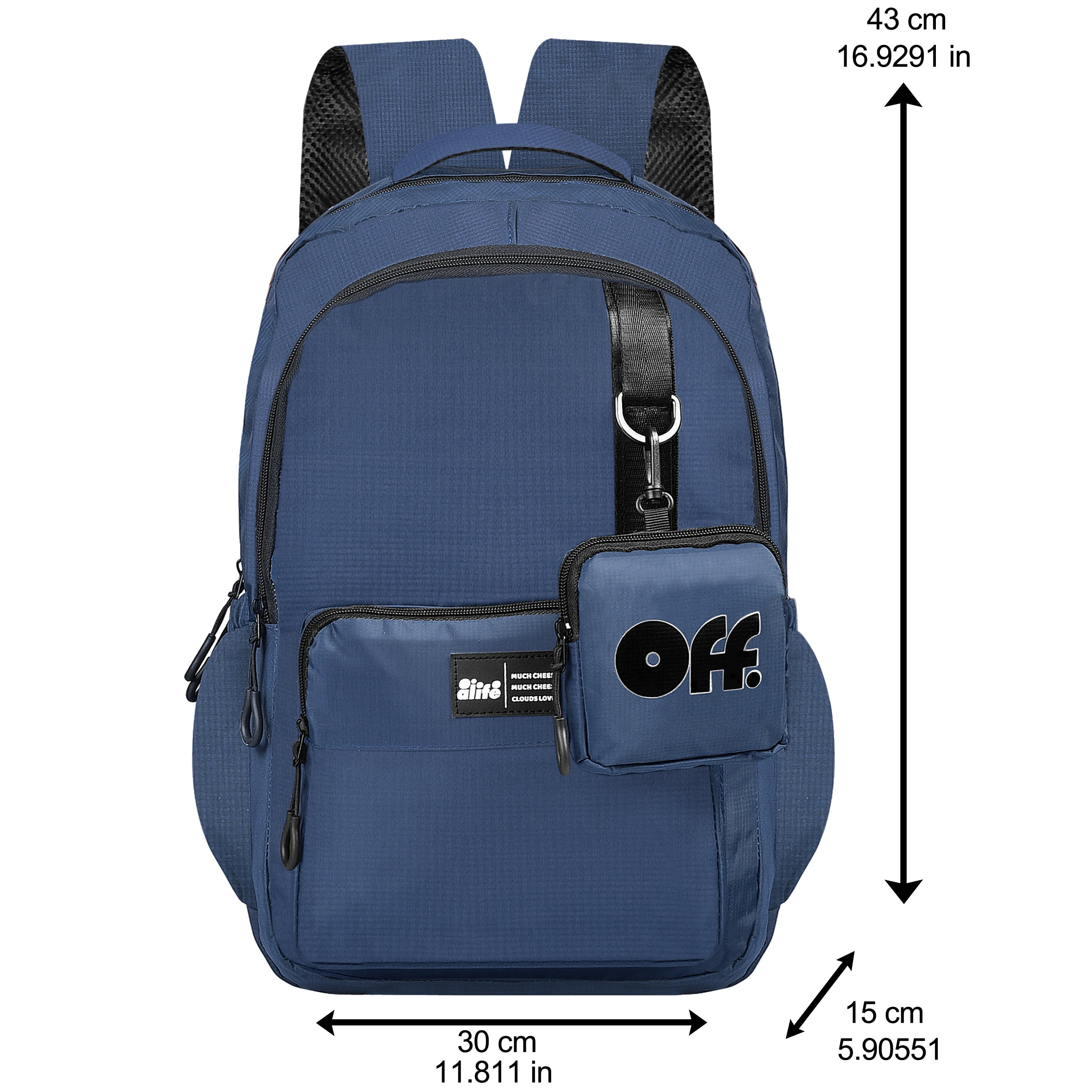 "Krishna's Favorite: Chic College Backpack for Teen Girls in Blue ...