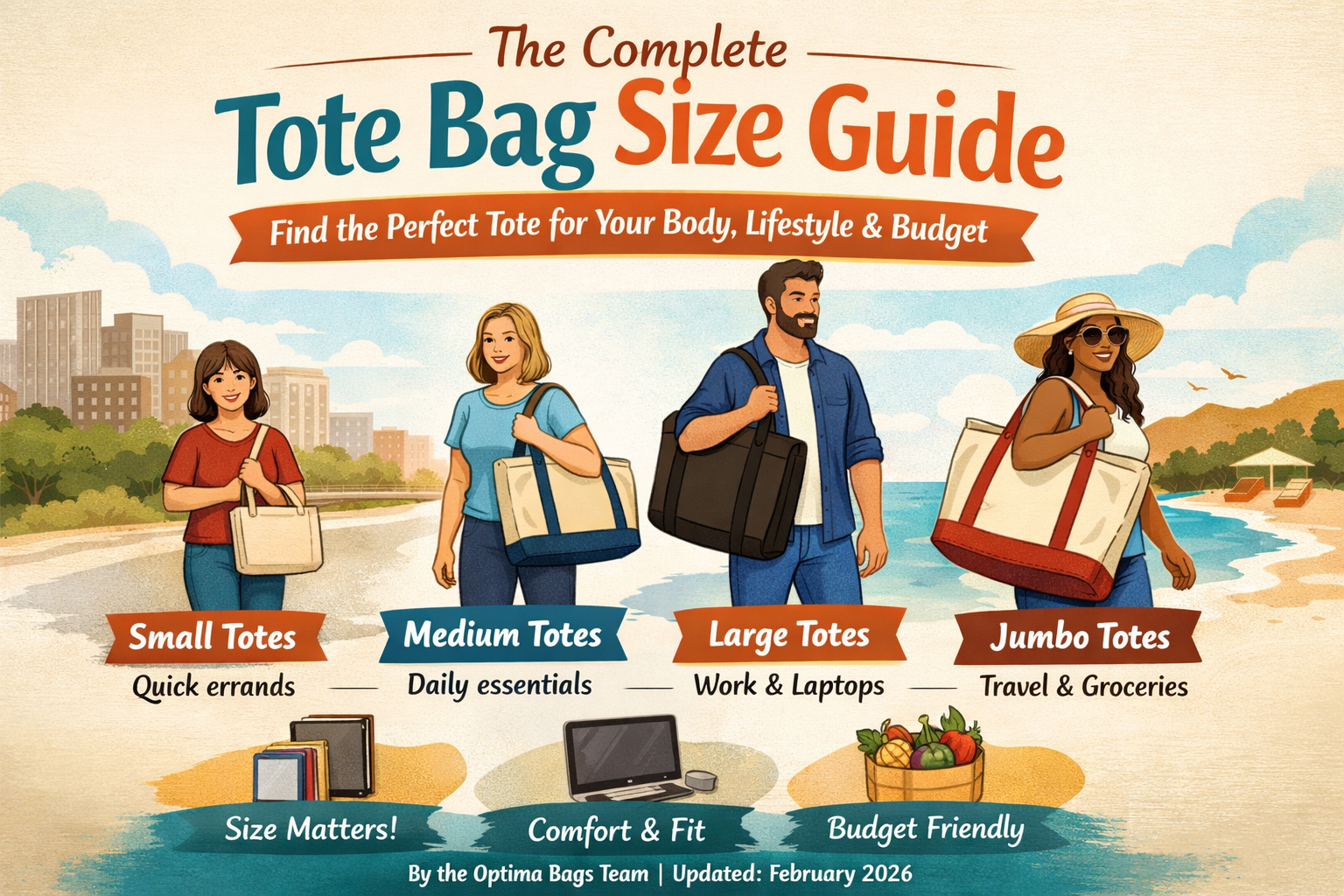 The Complete Tote Bag Size Guide: How to Pick the Right Tote for Your ...